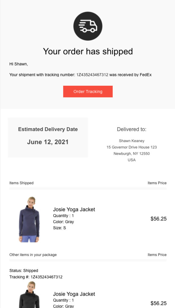 Delivery Notifications WeSupply Labs