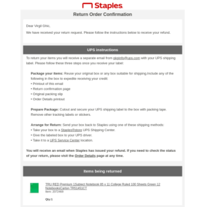 Staples UX & Post Purchase Experience Review - WeSupply | Labs