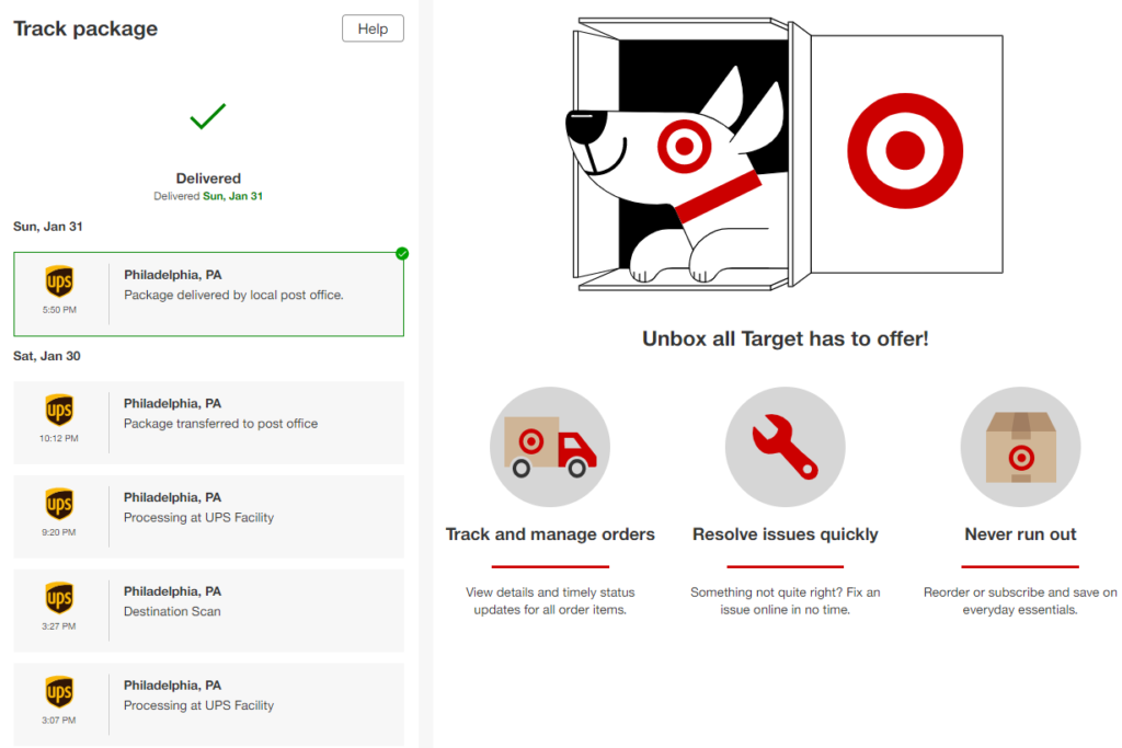 Target UX & Post Purchase Experience Review - WeSupply | Labs